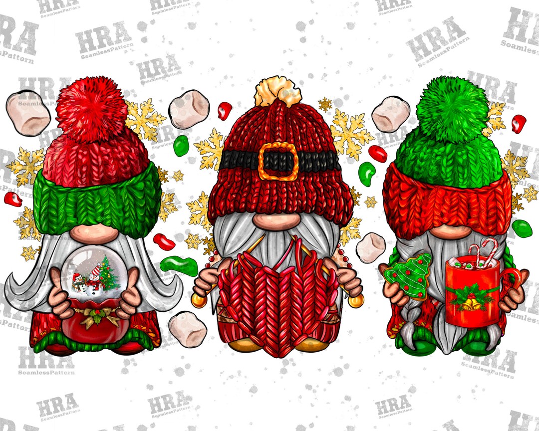 Cozy Christmas Gnomies Png Sublimation Design, Merry Christmas Clipart ...