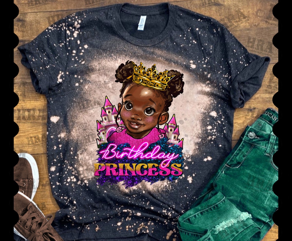 Birthday Princess Black Girl Png Sublimation Design, Juneteenth ...