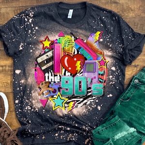 I Love the 90's Png Sublimation Design, Retro Png, Love 90's Png, 90's ...