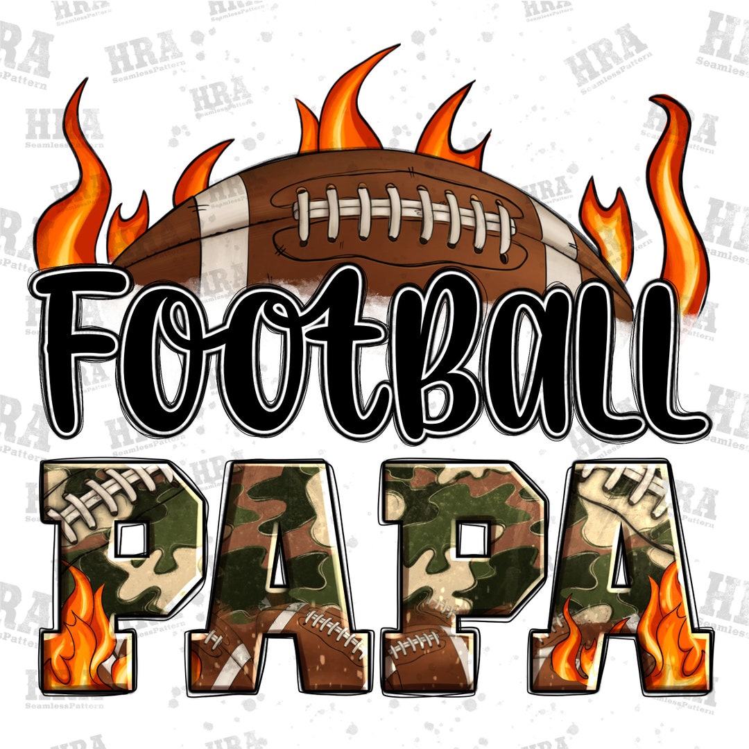 Football Papa Png Sublimation Design Download, Sport Png, American ...