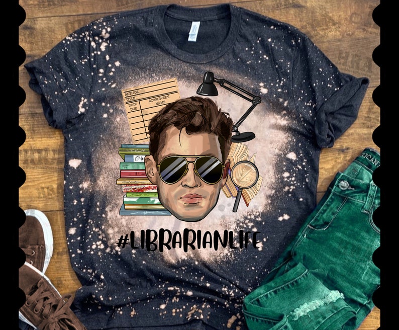 Male Librarian Life Png Sublimation Design Caucasian Man Png - Etsy