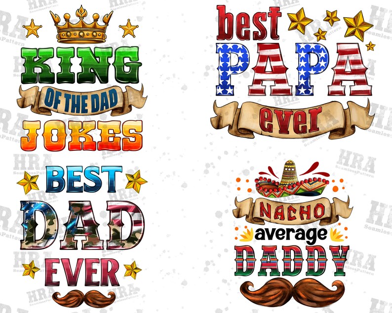 Western Father's Day Bundle Png Sublimation Design Bundle, Dad Digital ...