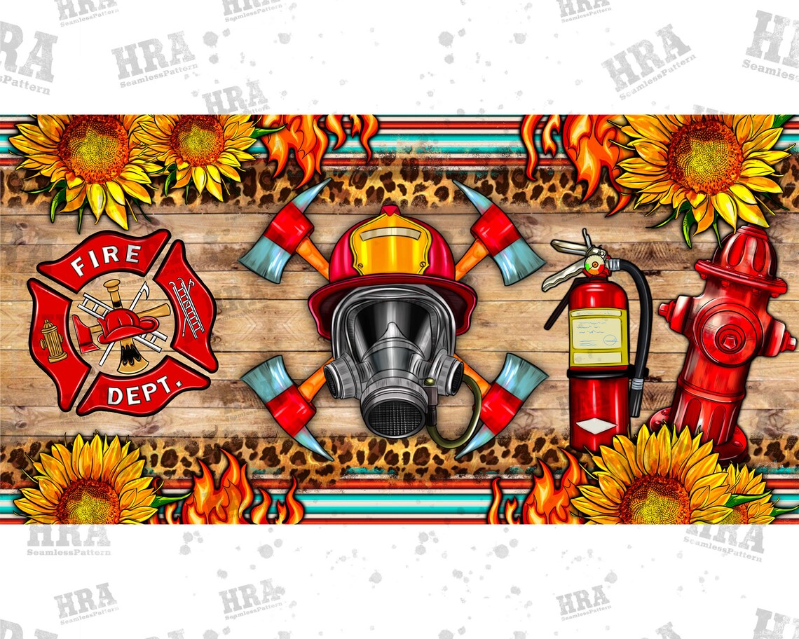 Firefighter License Plate Png Sublimation Design Firefighter - Etsy
