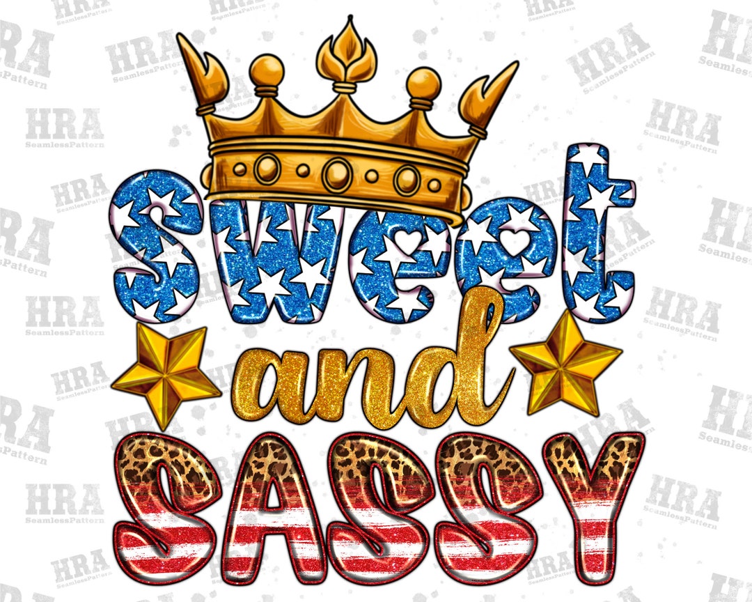 Western USA Sweet and Sassy Png Sublimation Design, Leopard Sassy Png ...