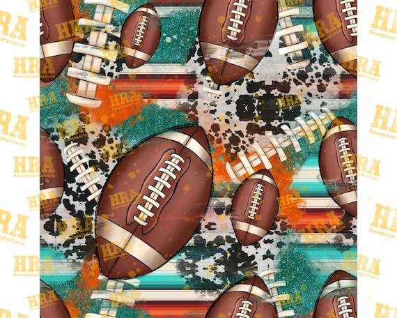 American Football Seamless Pattern Sublimation Design - Etsy