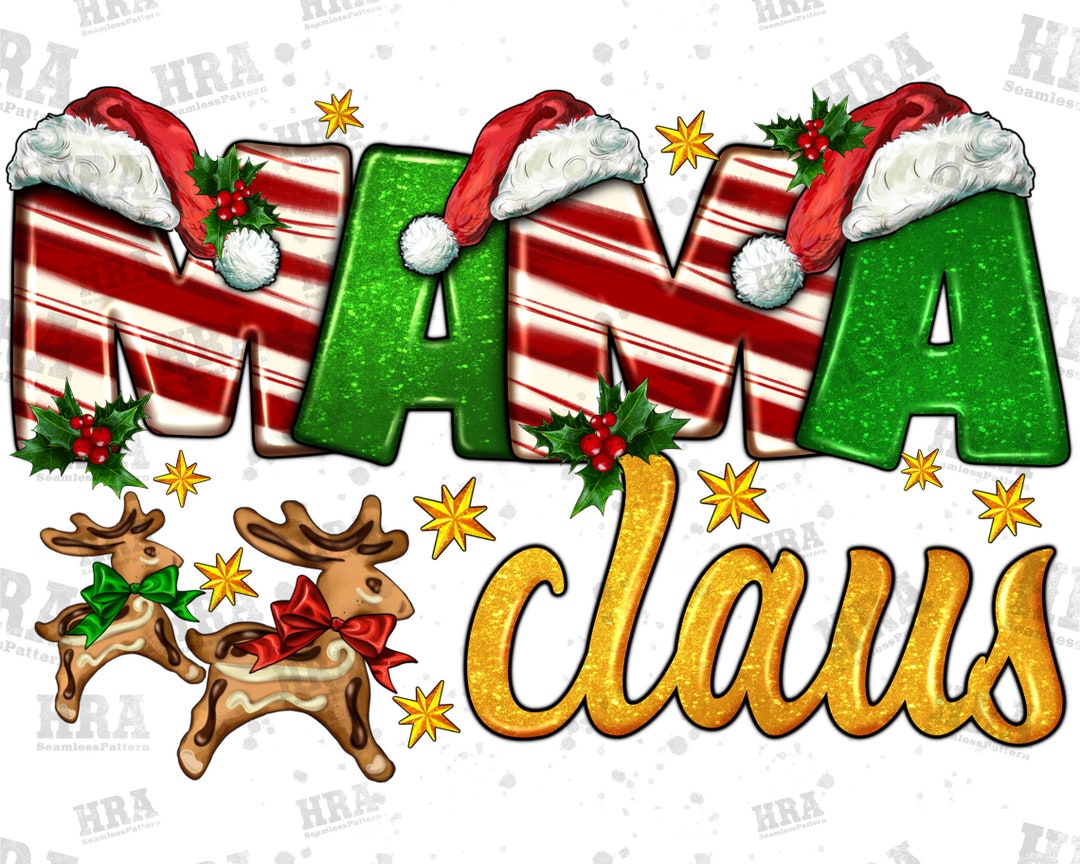 Mama Claus Png Sublimation Design, Merry Christmas Png, Christmas Mama ...