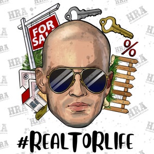 Bald Man Realtor Life Png Sublimation Design, Caucasian Man Png ...