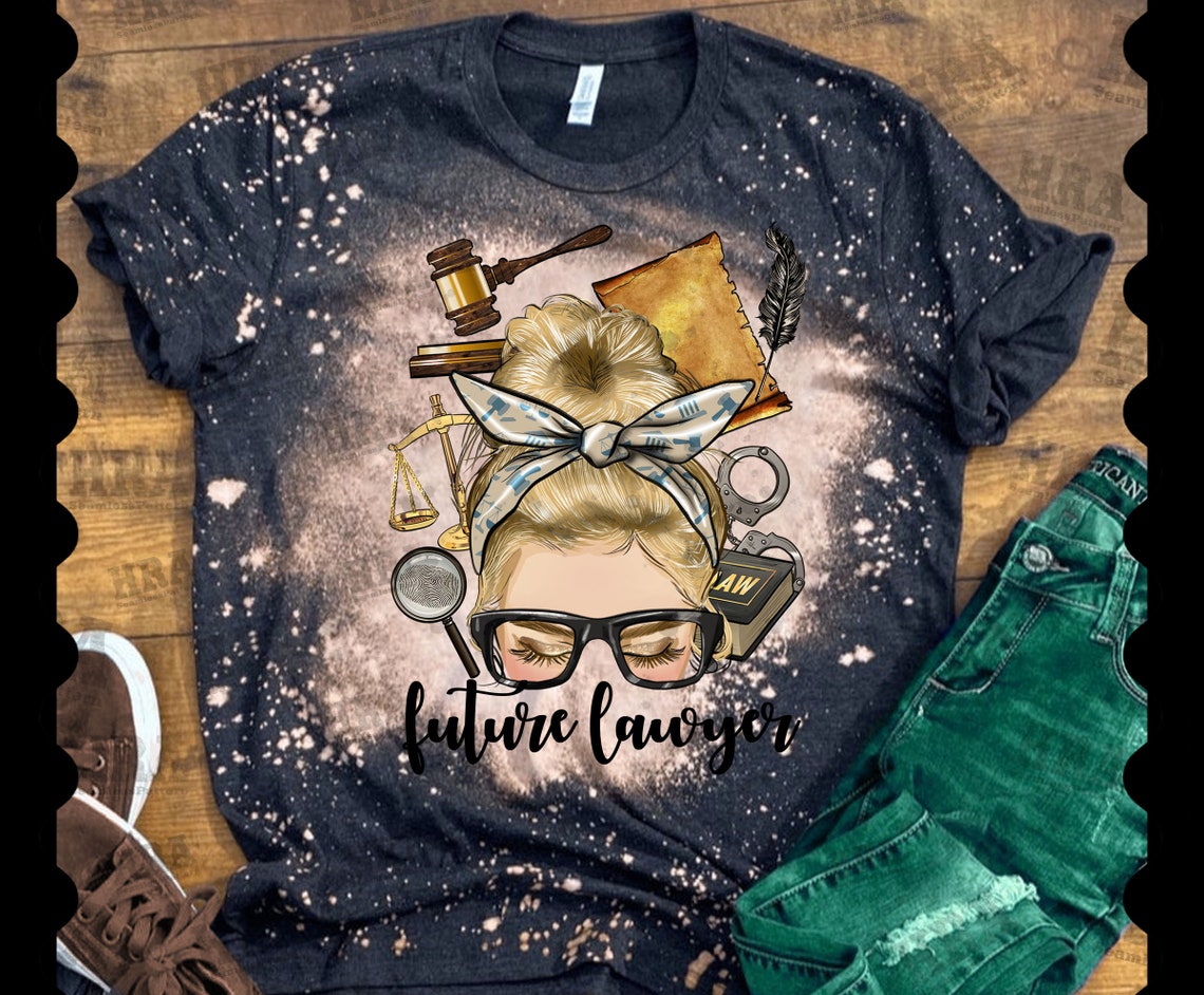 Blonde Messy Bun Future Lawyer Png Sublimation Design - Etsy