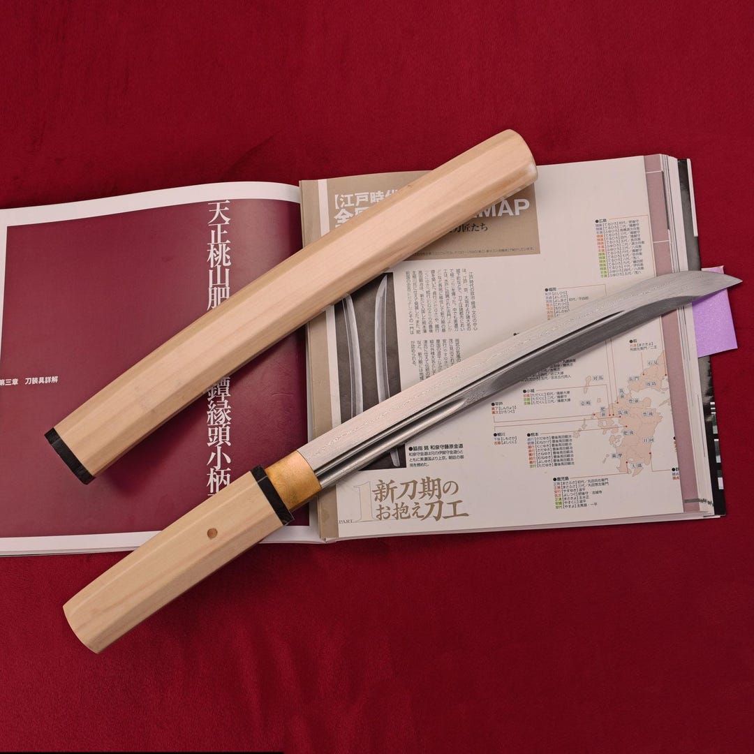 Japanese Tanto Sword Real Hand Forged Full Tang Samurai Tanto Sword ...