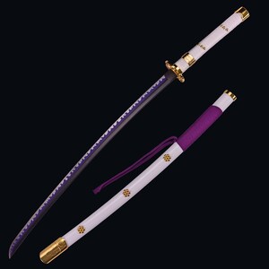 Handmade One Piece Sword Roronoa Zoro Enma Full Tang 1095 High Carbon ...