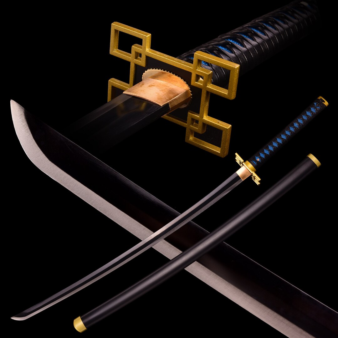 Handmade Anime Katana Sword Real Hand Forged Training Samurai Katana ...