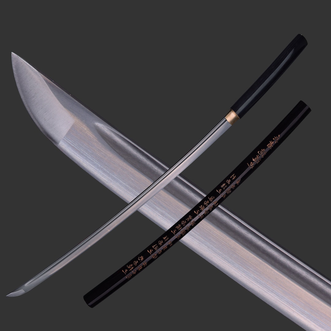 Handmade Samurai Katana Sword 1060 High Carbon Steel Full Tang ...