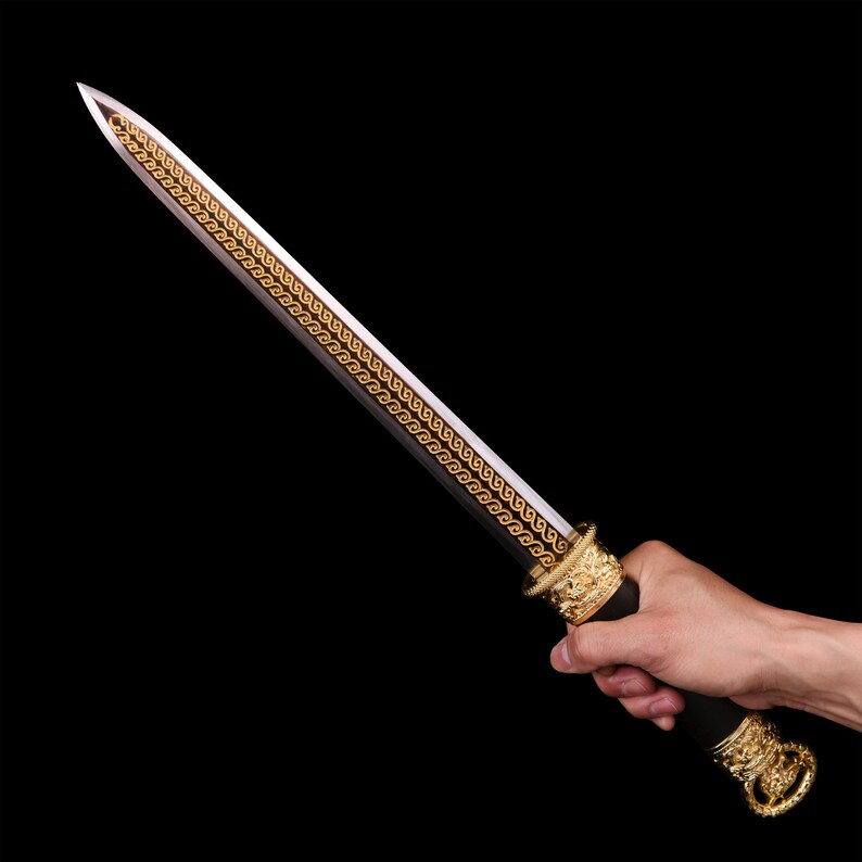 Handmade Chinese Sword Ring Head Sword Dagger Real Sword Hand - Etsy