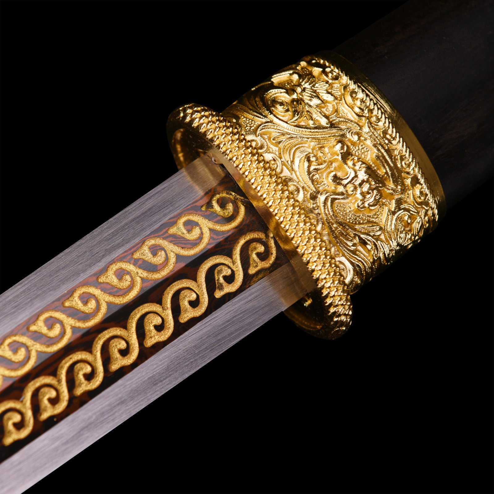Handmade Chinese Sword Ring Head Sword Dagger Real Sword Hand - Etsy