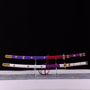 Handmade One Piece Sword Roronoa Zoro Enma Full Tang 1095 High Carbon ...