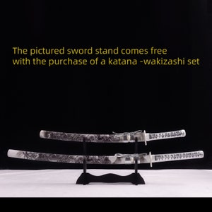 Handemade Samurai Katana Sword T10 Clay Tempering High Carbon Steel ...