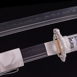 Handemade Samurai Katana Sword T10 Clay Tempering High Carbon Steel ...