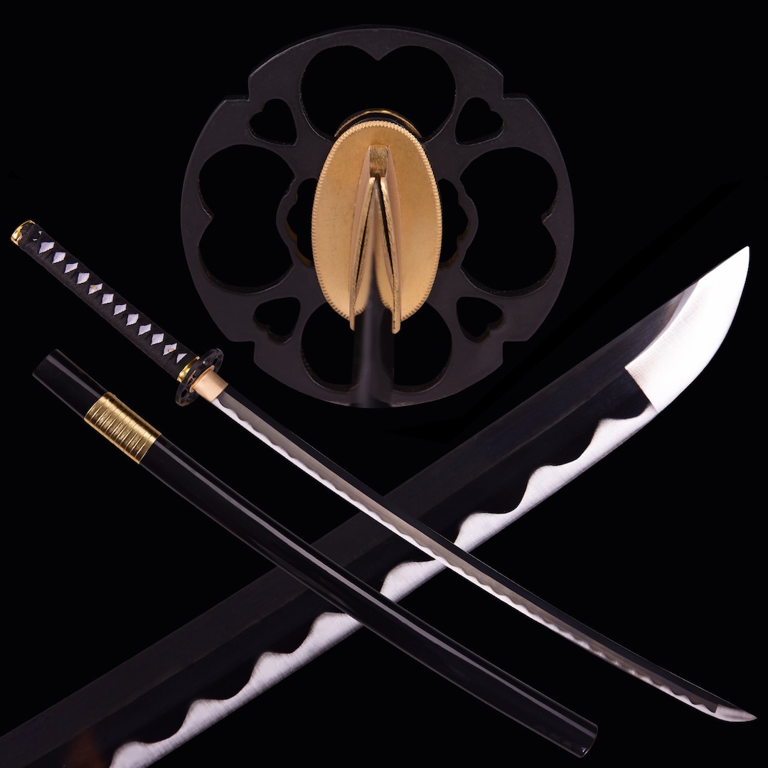 Buy Handmade Yami Katana Sword Real-hand Forging 1095 Carbon Steel ...