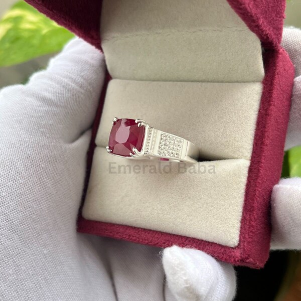 Ruby Man Ring - Etsy