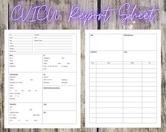 Cvicu Brain Sheet - Etsy UK