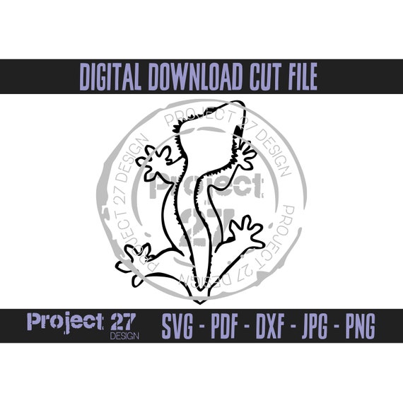 Crested Gecko Without Tail Digital Download Cut File Svg Png - Etsy