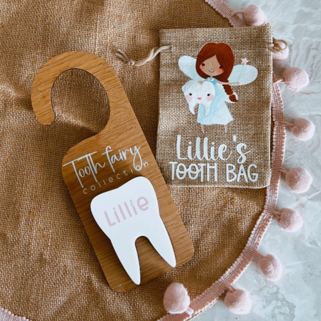 Personalised Tooth Fairy Duo Tooth Fairy, Baby Teeth Storage, Tooth ...