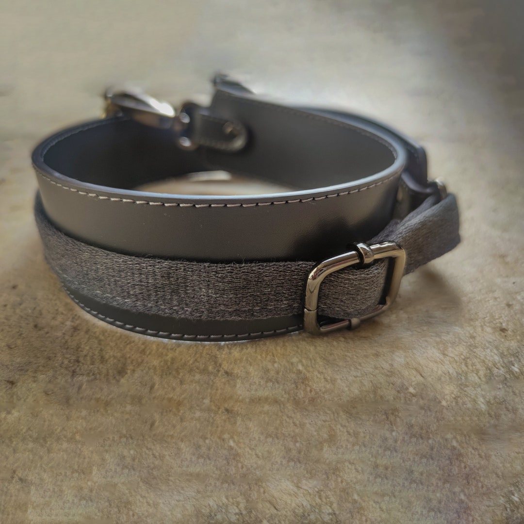 Detachable Adjustable Straps for Backpack in Gray Recycled Leather ...