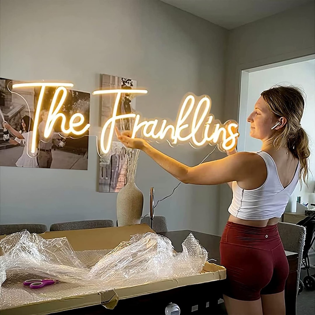 Custom Neon Sign Neon Sign Aesthetic Custom Neon Sign Etsy