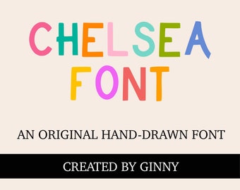 Chelsea Font - Etsy