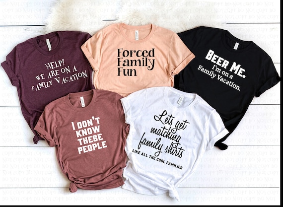 Funny Family Vacation T Shirts