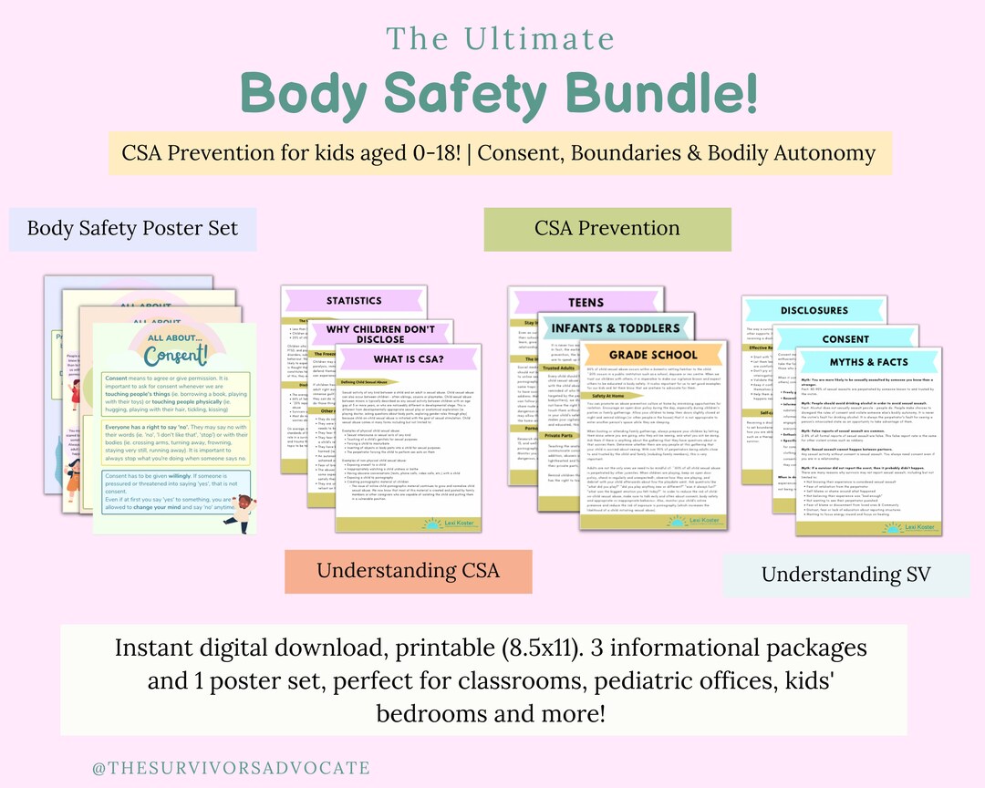 The Ultimate Body Safety Bundle for Kids 0-18, Parents, Teachers ...