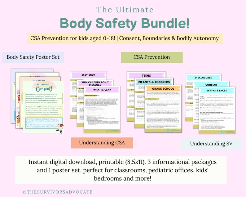 The Ultimate Body Safety Bundle for Kids 0-18, Parents, Teachers ...