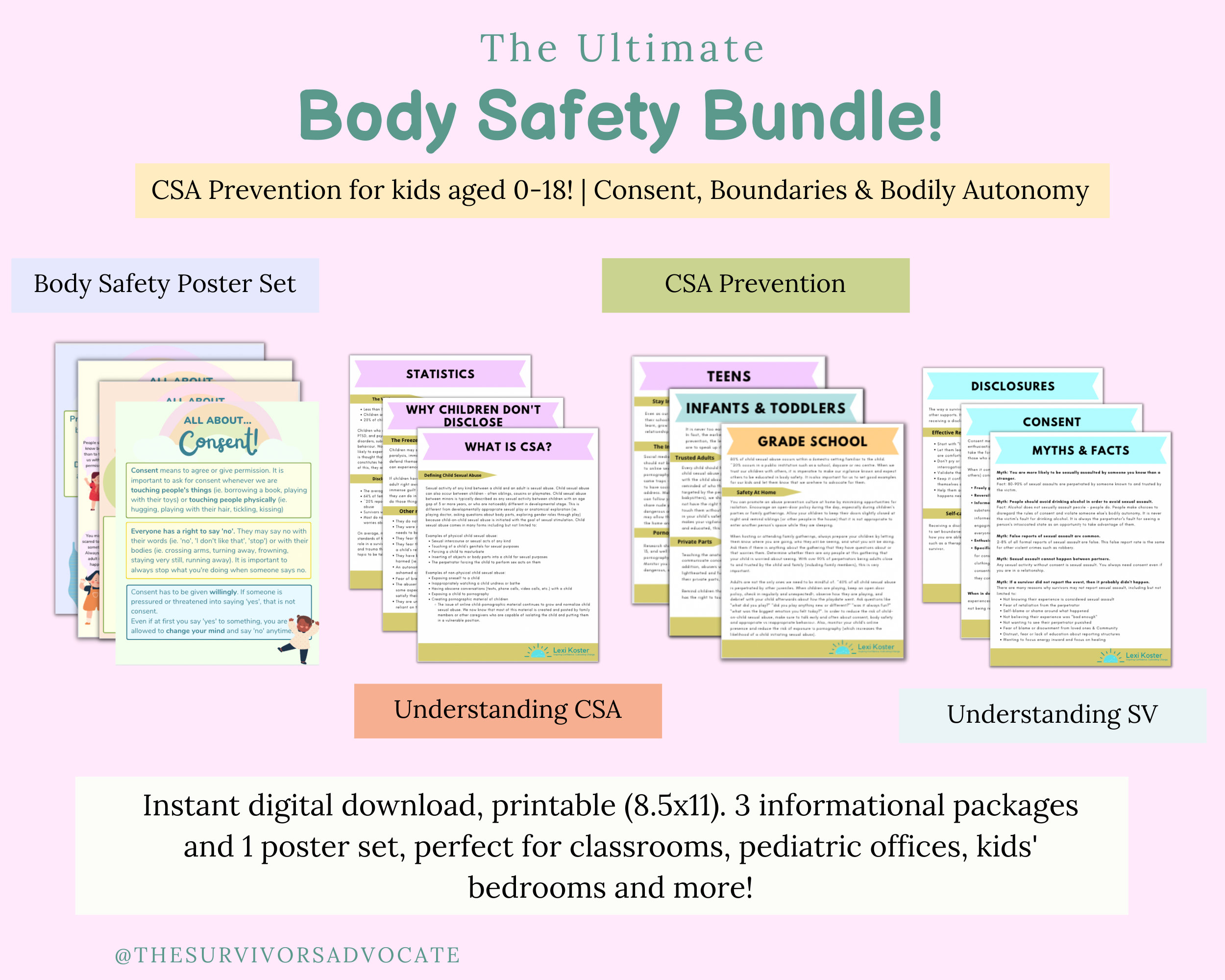The Ultimate Body Safety Bundle for Kids 0-18, Parents, Teachers ...