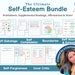 Self Esteem Worksheet Bundle Confidence Worksheets, Self Worth Journal ...