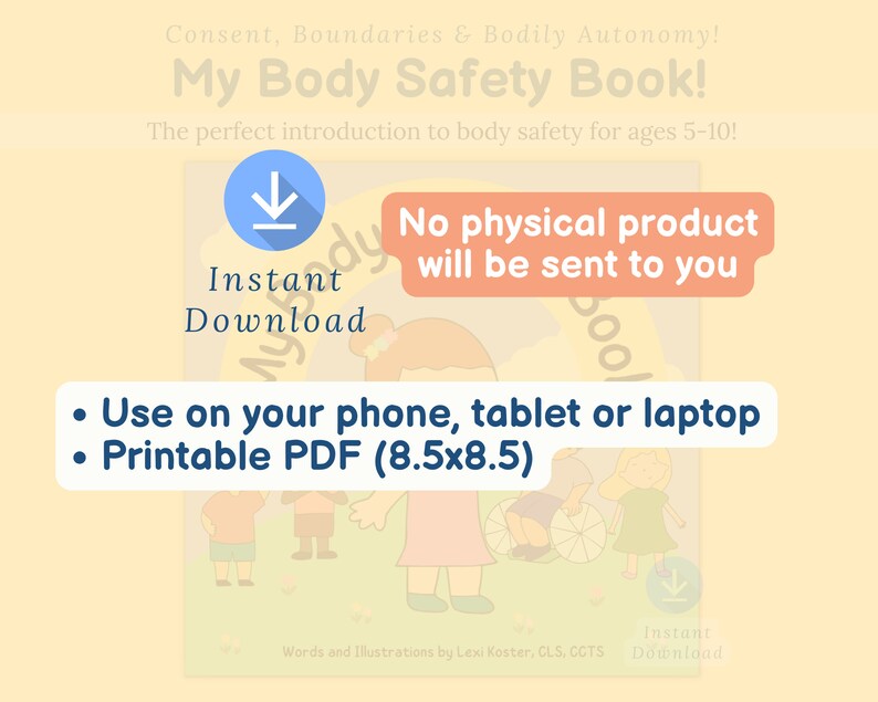 Body Safety Book for Kids, Consent, Boundaries for Kids, Social ...
