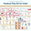 Doctor Pretend Play Printable, Medical Play, Play Therapy, Hospital ...