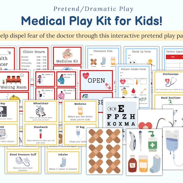 Doctor Pretend Play - Etsy