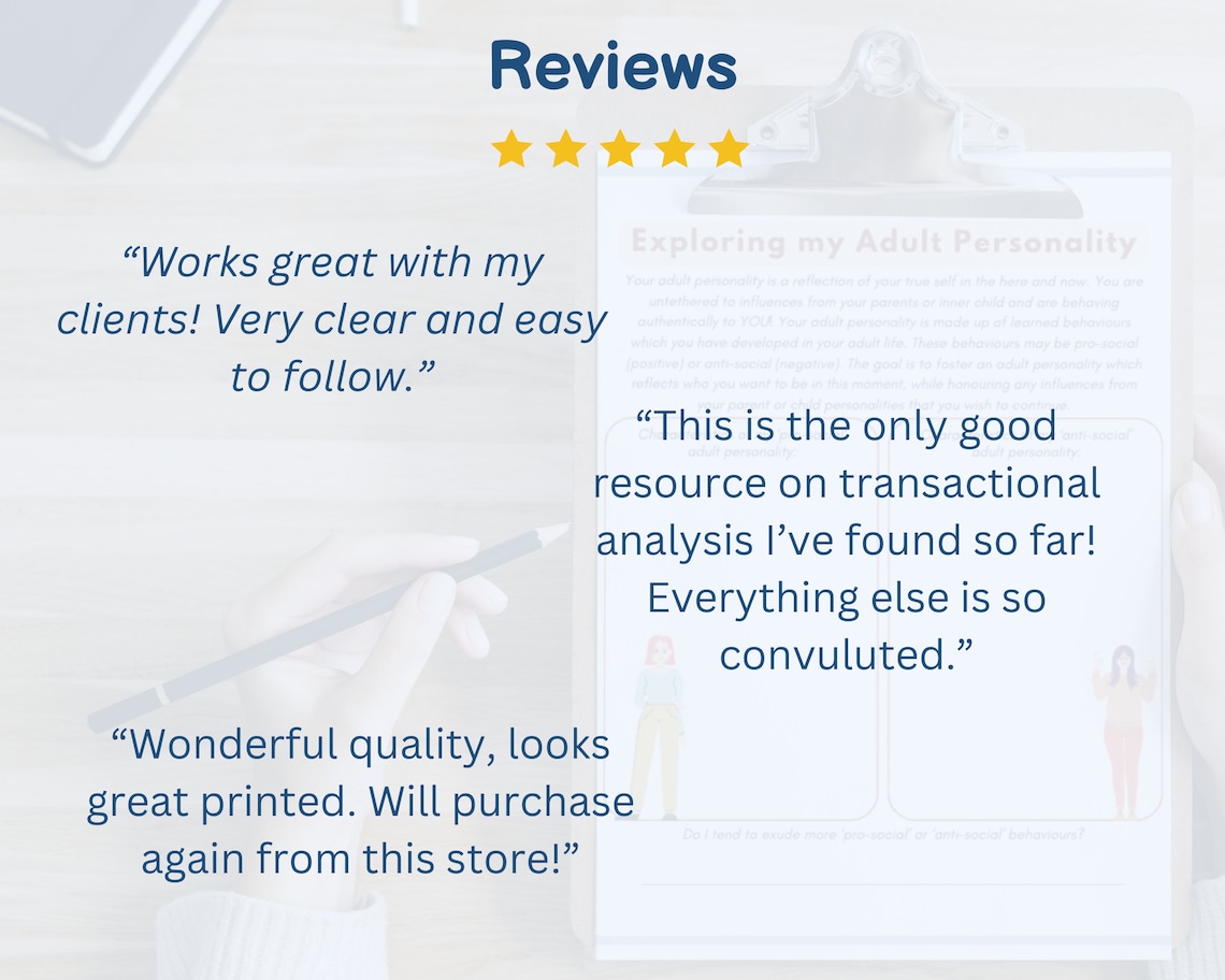 Transactional Analysis Therapy Worksheets | CBT Worksheets ...