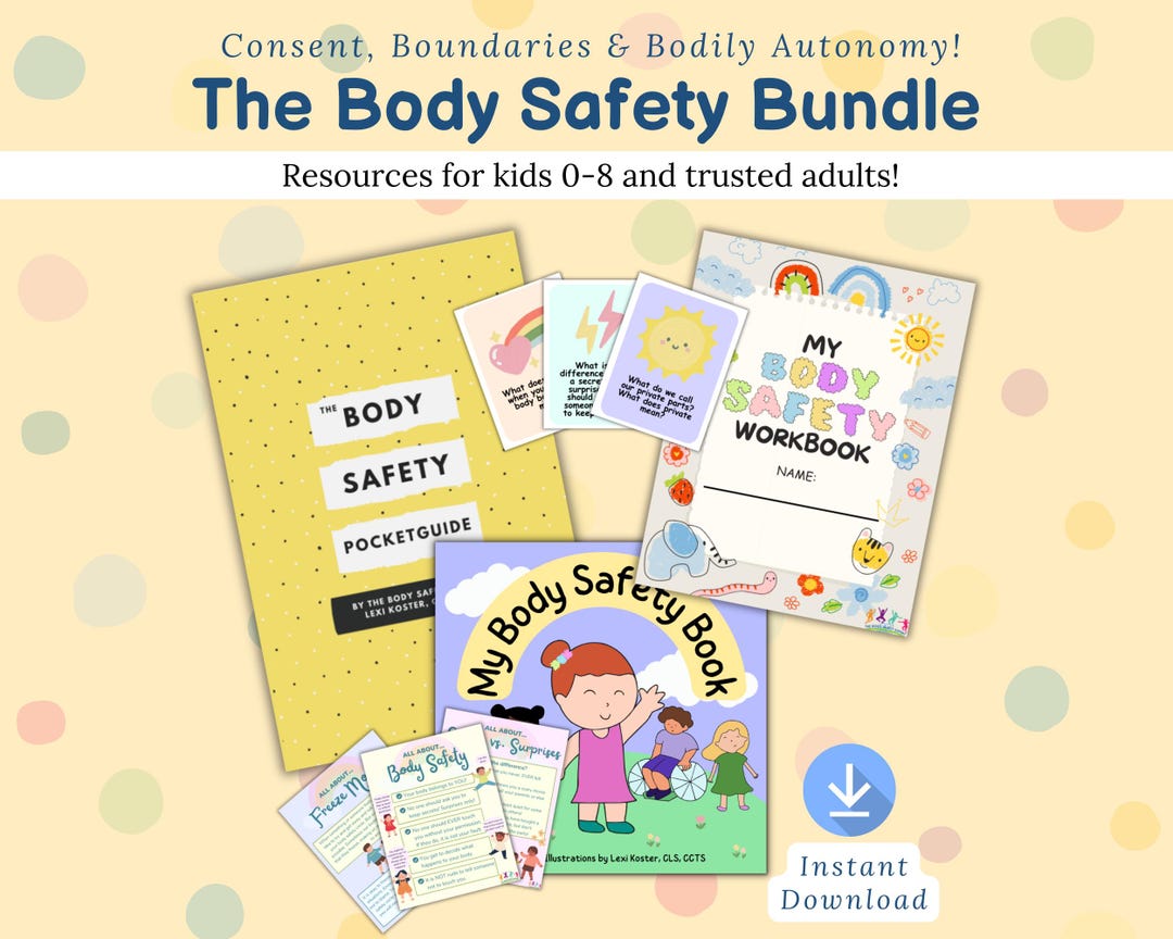 Body Safety Bundle, Consent for Kids, Body Safety Education, Preschool ...