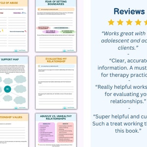 Healthy Relationships Worksheets | Cycle of Abuse, Trauma Bond, Break ...