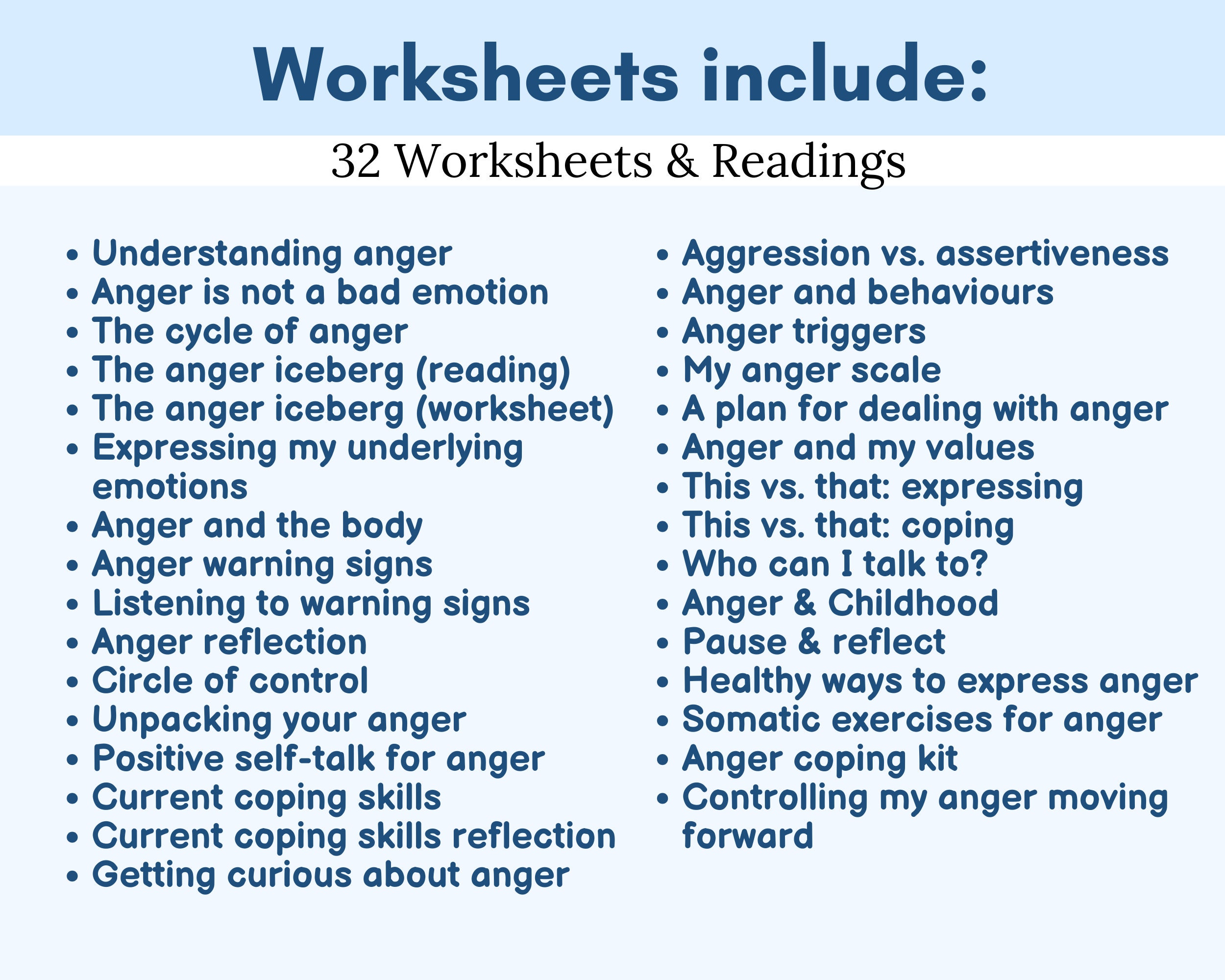 Anger Management Workbook, Anger Therapy, Anger Worksheets, Anger ...