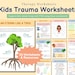 Trauma Worksheets for Kids, Kids Counselling, School Counselling ...