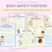 Body Safety Posters for Kids, Consent, Boundaries, Instincts | Teachers ...