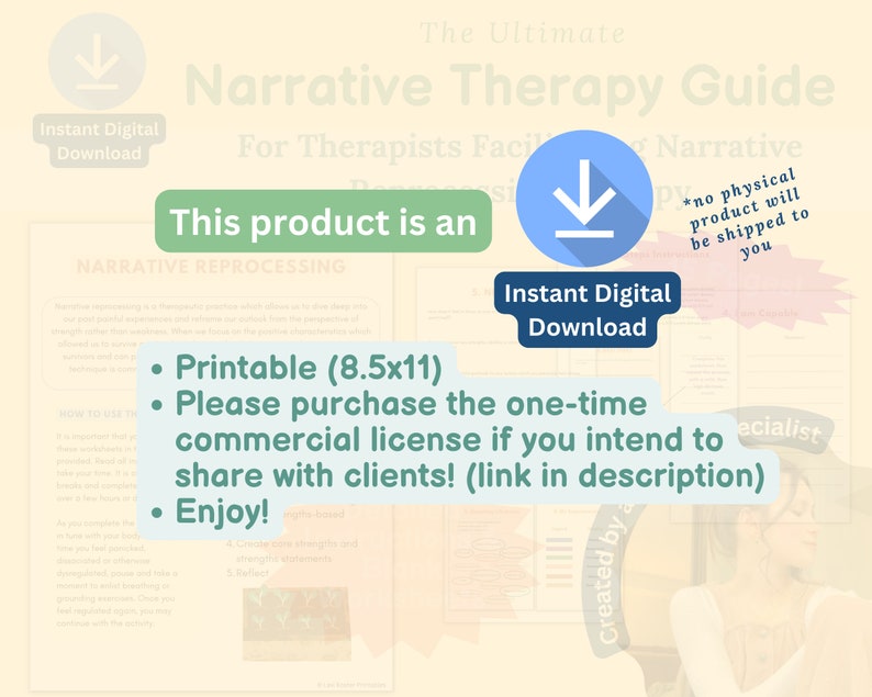 Narrative Therapy Worksheets, Tree of Life Trauma Therapy, Life Story ...