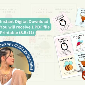 Thought Spiral Cards for Kids, School Counselling Resources, Social ...