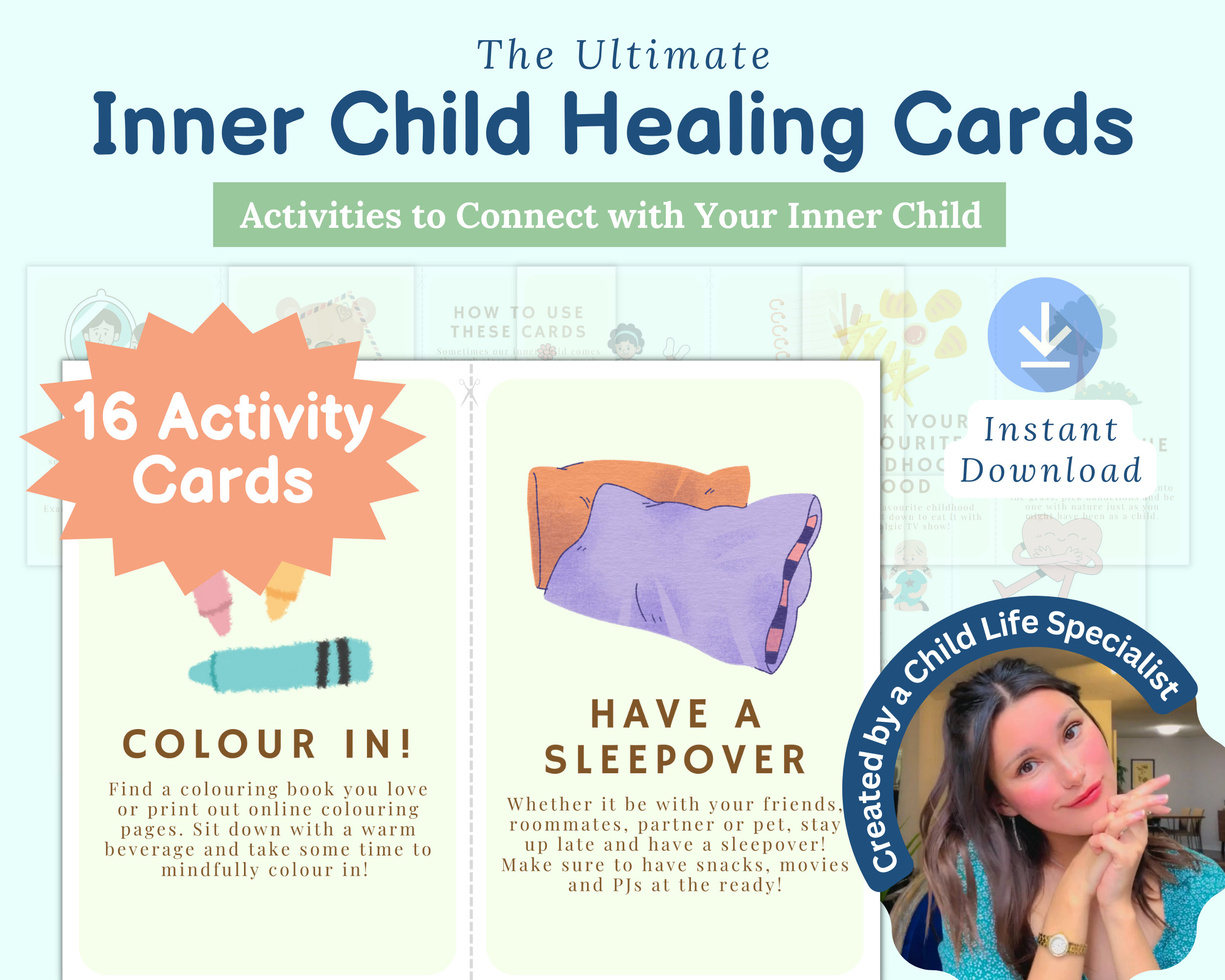 Inner Child Healing Cards, Inner Child Work, Childhood Trauma, Trauma ...