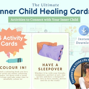 Inner Child Healing Worksheet Bundle, Heal Your Inner Child, Shadow ...