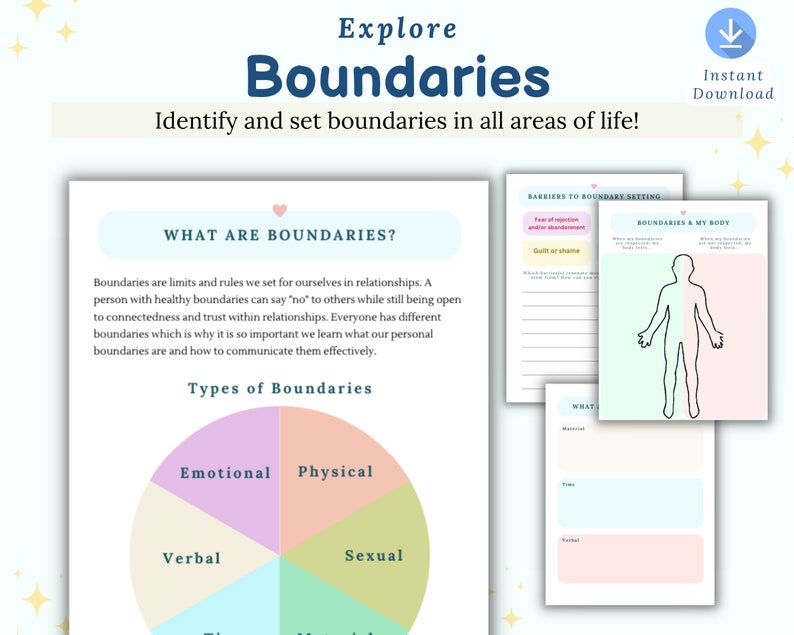 Self Esteem Worksheet Bundle Confidence Worksheets, Self Worth Journal ...