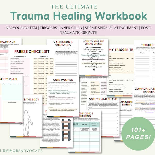 Trauma Workbook - Etsy