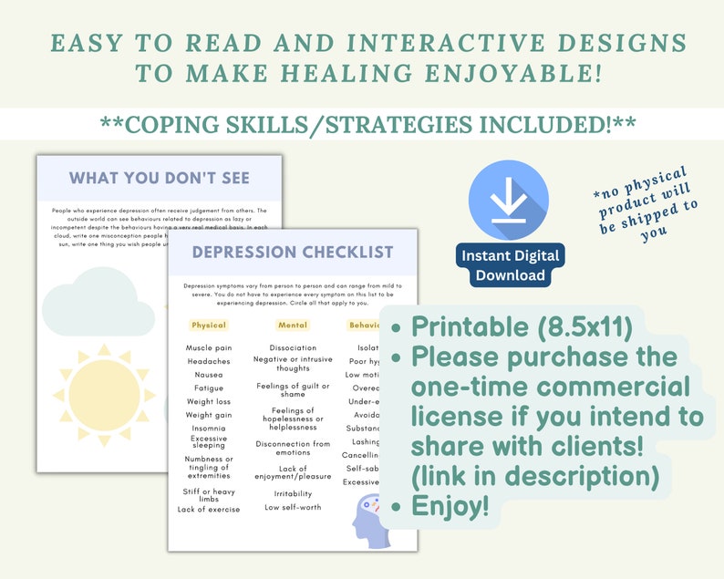 Depression Workbook, Depression Spiral, Depression Coping, Cognitive ...